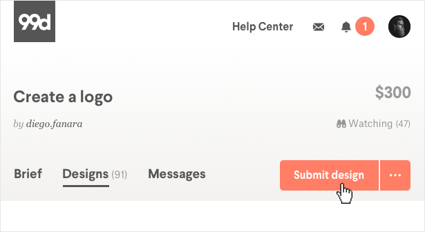 How do I submit a design into a contest? – 99designs Help Center